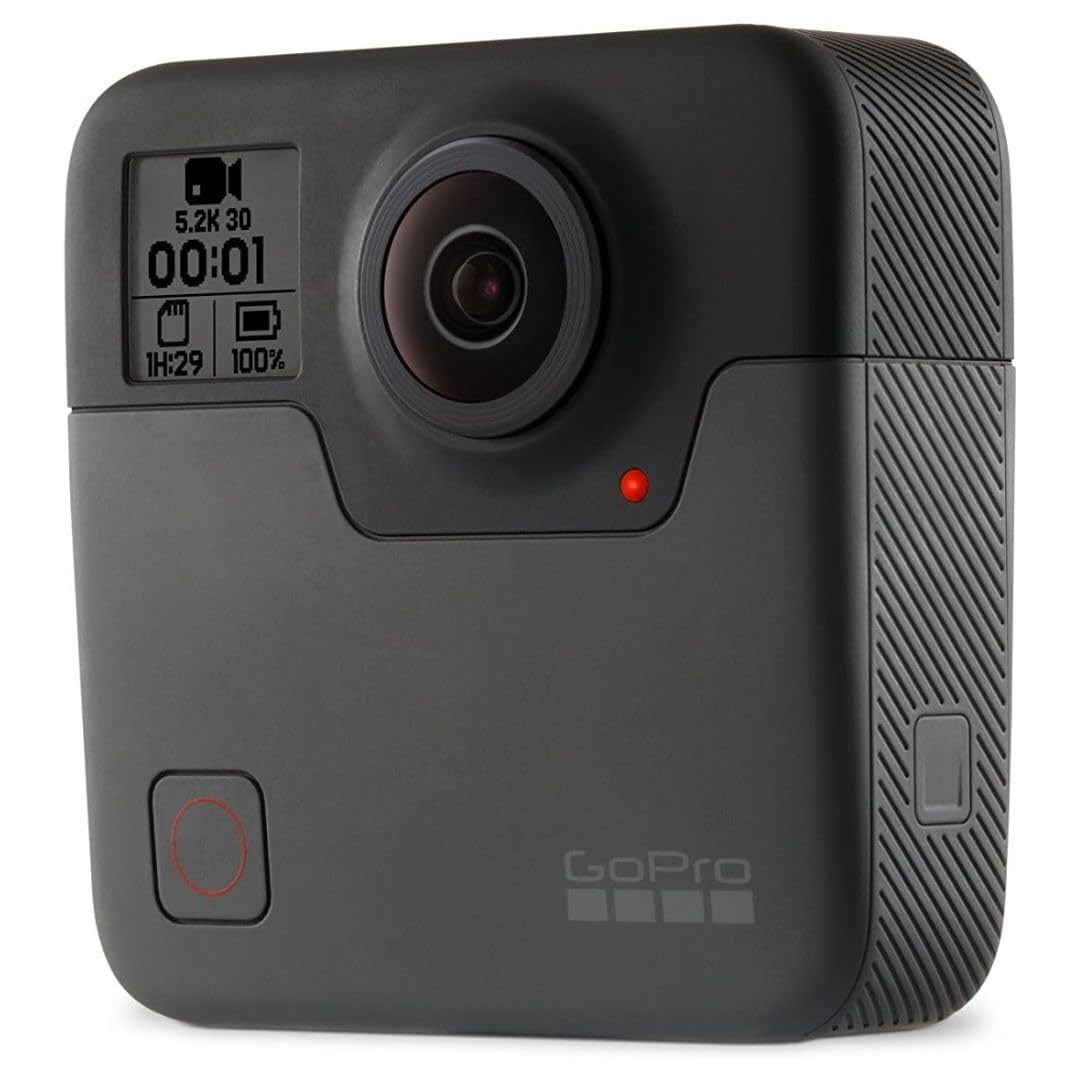 GoPro Camera Fusion - 360 Waterproof Digital VR Camera with Spherical 5.2K HD Video 18MP Photos