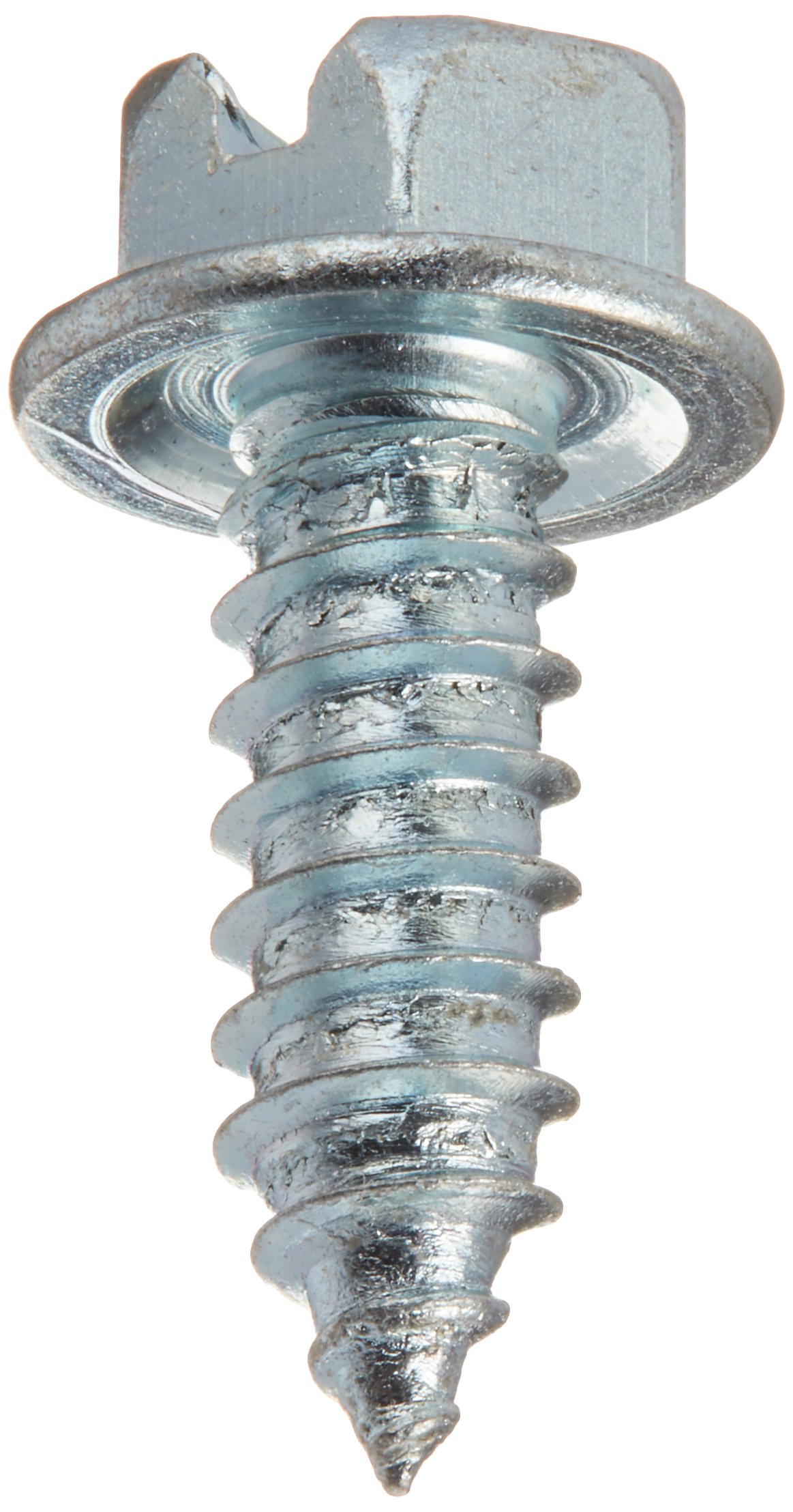 The Hillman Group 41038 Hex Washer Head Slotted Sheet Metal Screw, 14-Inch x 3/4-Inch, 50-Pack, zinc
