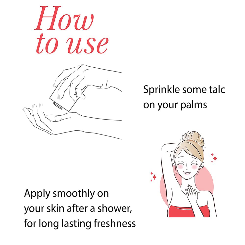 Yardley London RED Rose Perfumed Deodorizing Talc Talcum Powder 100gm