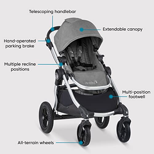Baby Jogger City Select Single Stroller, Slate