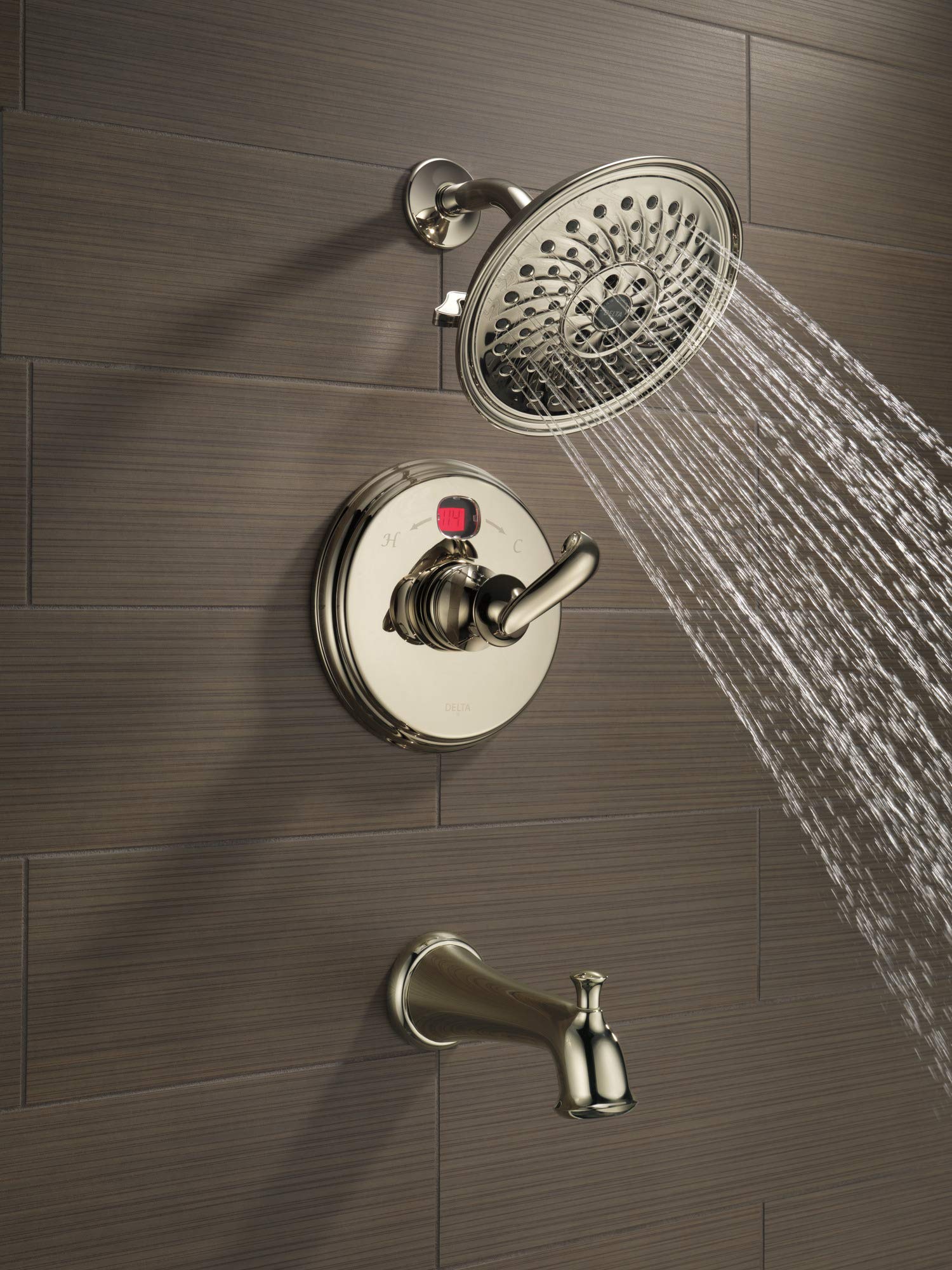 DELTA FAUCET RP6025PN Shower Flange Trim, Polished Nickel