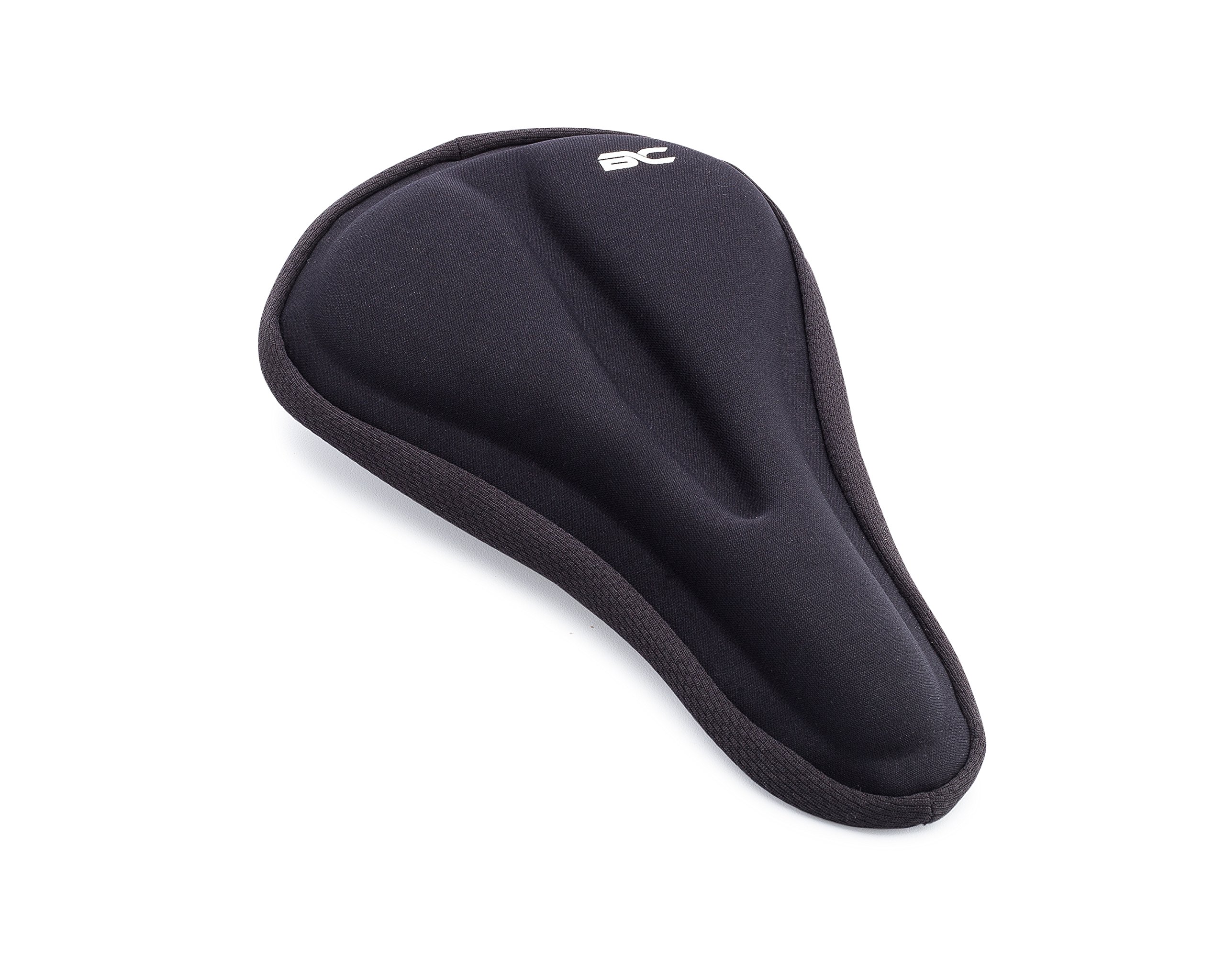 BC Bicycle Company Gel Saddle Cover Comfortable Seat Cover for Mountain, Road and Hybrid, Bikes – Large