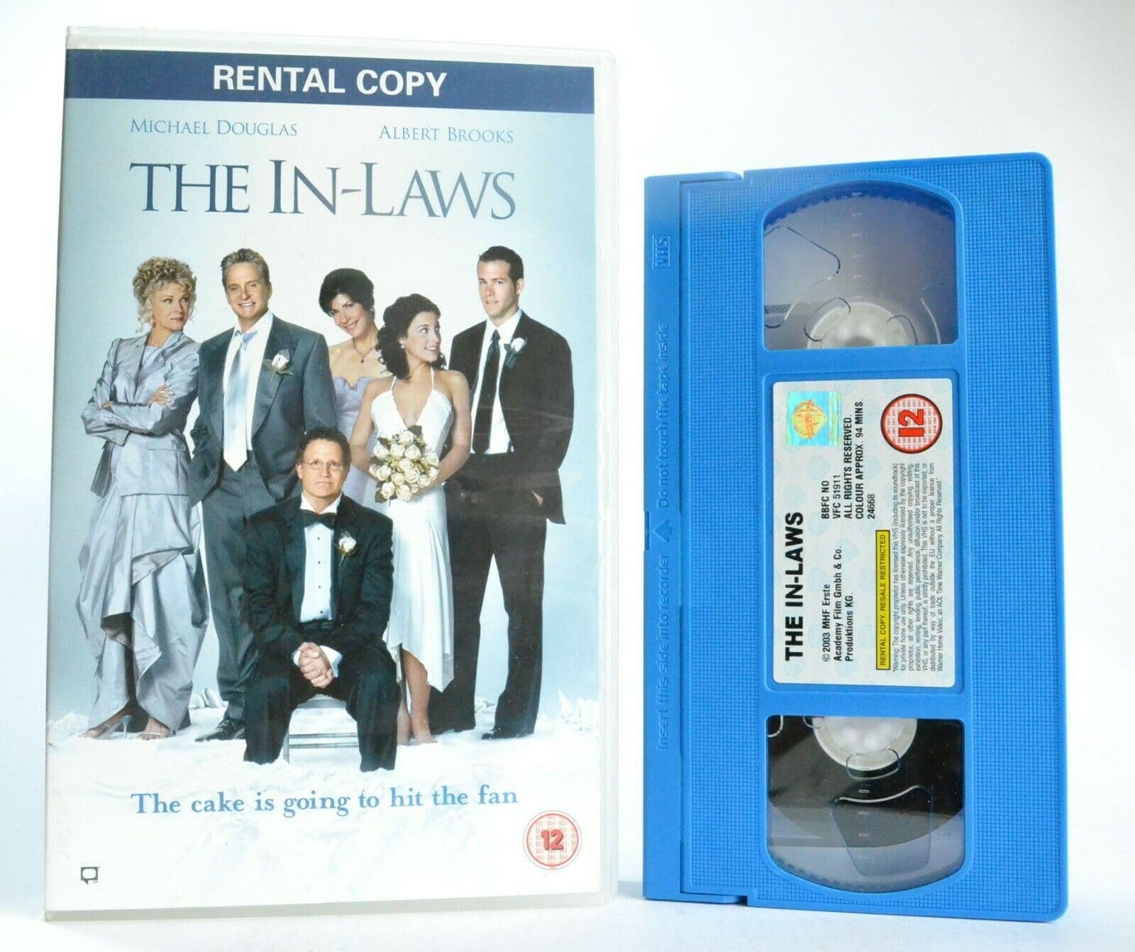 The In-Laws (2003): Wedding Comedy - Large Box - M.Douglas/R.Reynolds - Pal VHS