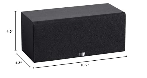 Monoprice Premium 5.1.2 Channel Immersive Home Theater System - With 8 Inch 200 Watt Subwoofer, Black