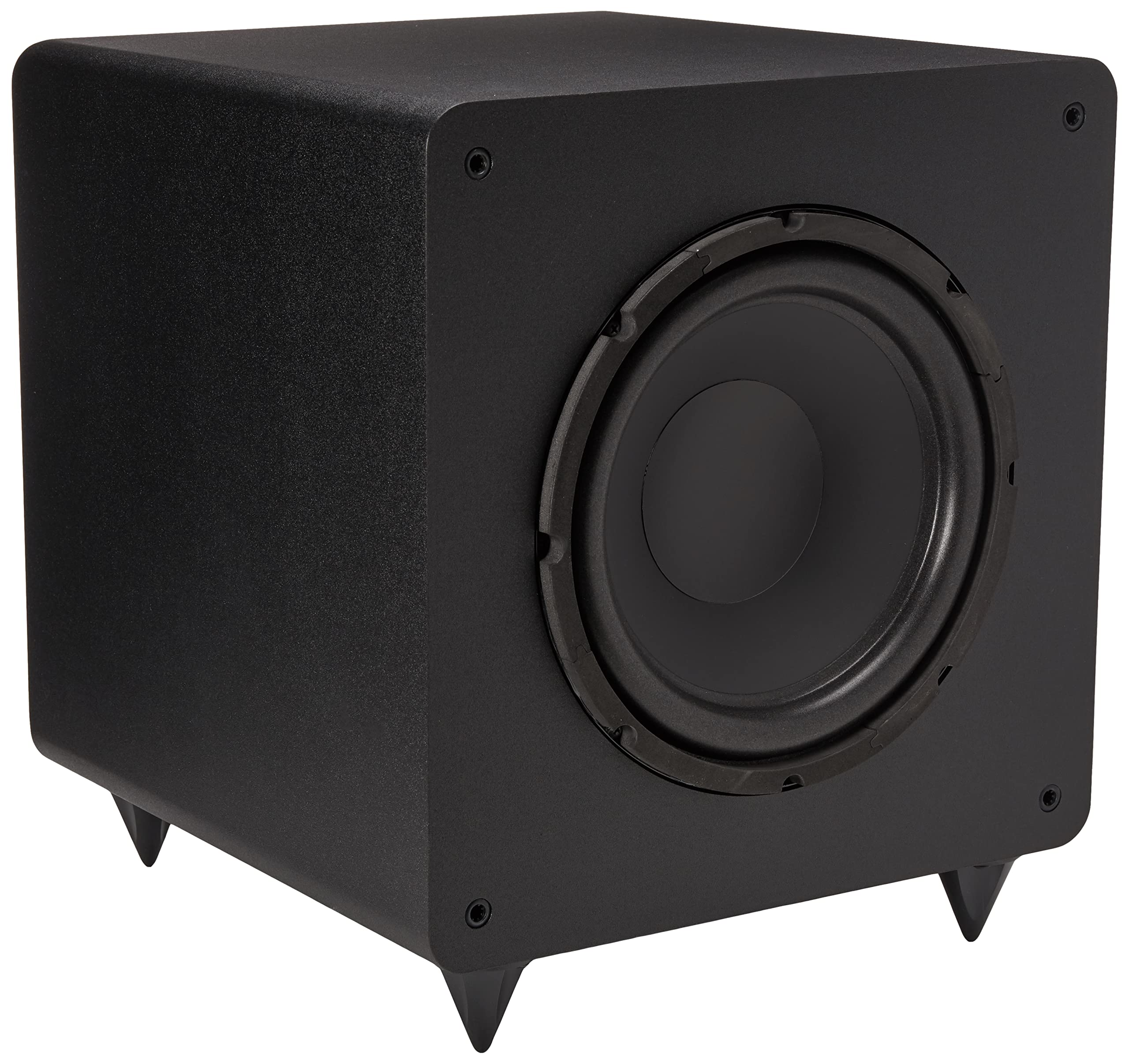 Monoprice SW-10 150 Watt RMS (300 Watt Peak) Powered Subwoofer 10in, Ported Design, Variable Phase Control, Variable Low Pass Filter, for Home Theater