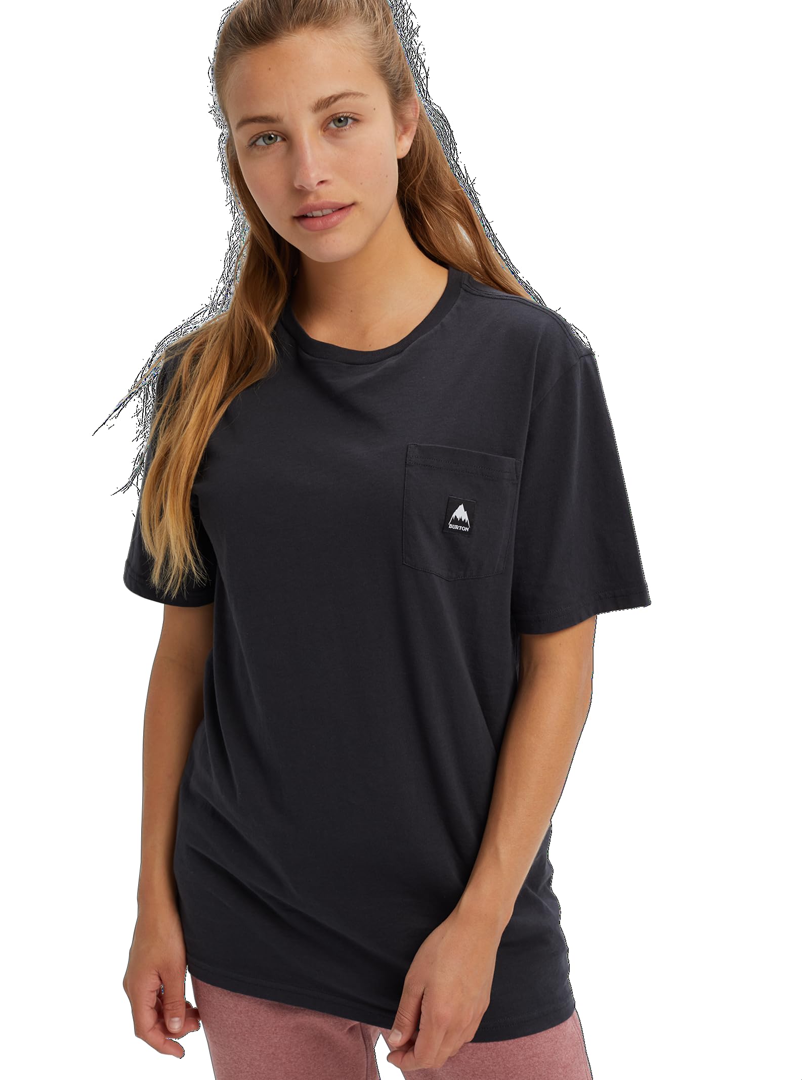 Burton Men's Colfax Short Sleeve T-Shirt, True Black, L