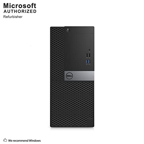 Dell OptiPlex 5040-T, Core i7-6700 3.4GHz, 16GB RAM, 480GB Solid State Drive, DVDRW, Windows 10 Pro 64bit, (Renewed)
