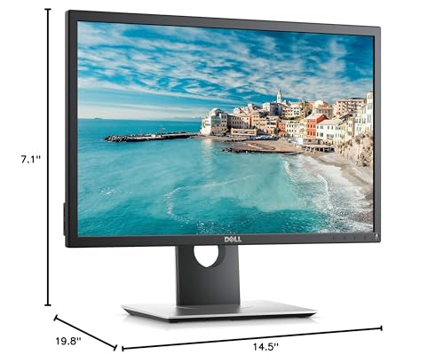 Dell P2217 22 inchs WSXGA+ 16:10 LED LCD Monitor, Black – 22", 1680 x 1050 Resolution, 250 cd/m², DisplayPort, HDMI, VGA Ports