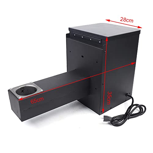 Pellet BBQ Smoker Hopper Assembly Kit, Intelligent Digital Temperature Controller Electric Wood Pellet Smoker Grill Part for Grill, Smoke, Bake, Roast, Braise, and BBQ/2100 (Color : Touch Button)