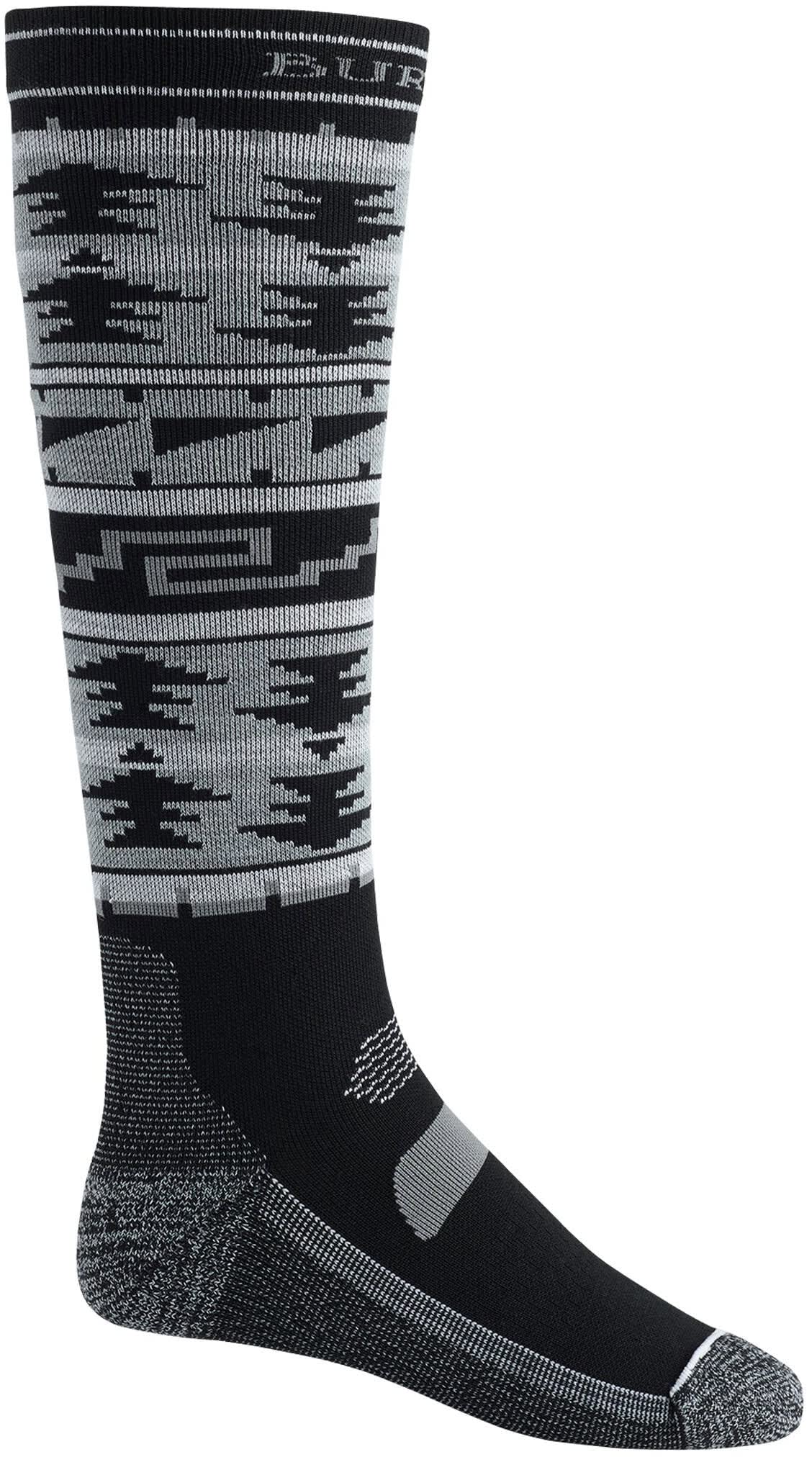 Burton Mens Performance Lightweight Sock, True Black, Medium