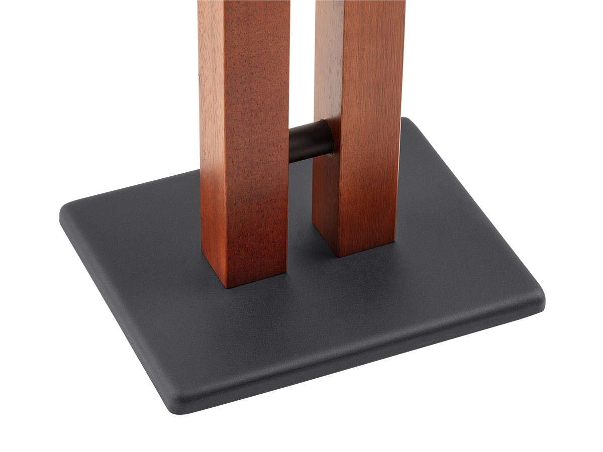 Monolith Speaker Stands (Each) 50 Lbs Capacity, Adjustable Spikes, Sturdy Construction, Ideal for Home Theater Speakers, Adjustable Spikes, 28 Inch, Cherry Wood Finish