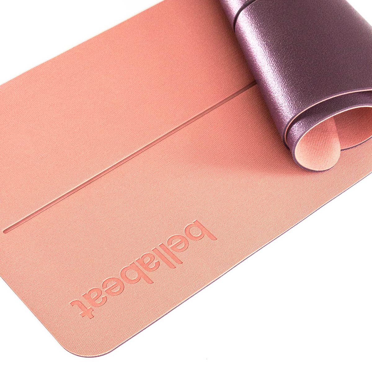 Bellabeat All-Purpose 1/4-Inch Thick Anti-Tear Exercise Yoga Mat with Carrying Strap
