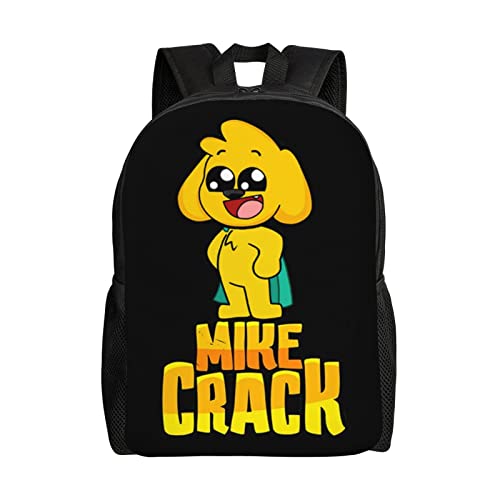 Hei Bai.JZQ Outdoor Durable Multifunction Casual Canvas Bag Cartoon Backpack Daypack Bookbag