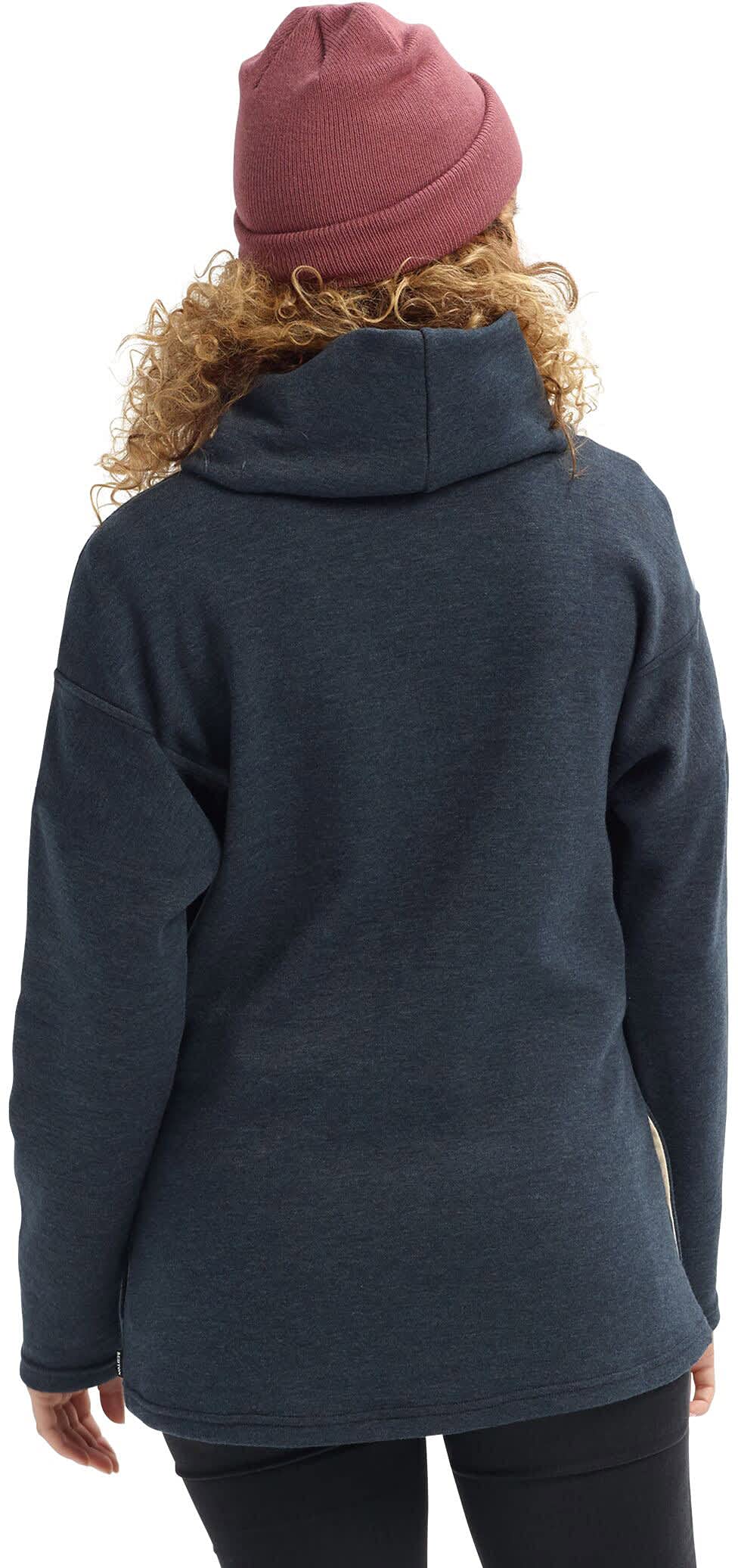 Burton Womens Ellmore Pullover, True Black Heather New, Medium