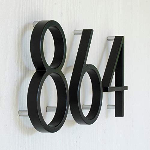 Distinctions 844711 Black Upgraded 5" Floating House Number 1, Old Model