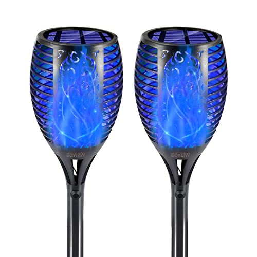EOYIZW Solar Outdoor Lights, 43" 2 Pack Premium 99 LEDs Solar Torch Lights for Garden Decor- IP65 Waterproof Outdoor Lights Solar Powered Garden Lights Decorative for Garden Yard Patio Porch
