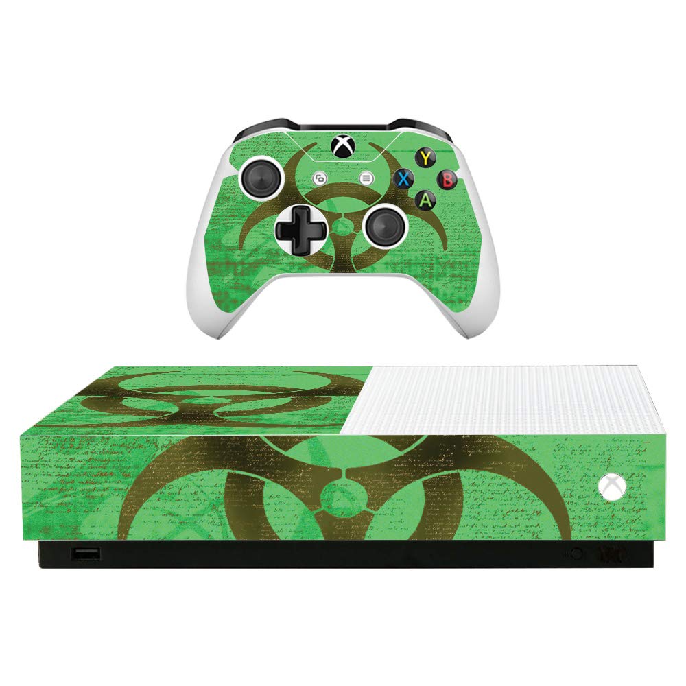MightySkins Skin for Microsoft Xbox One S All-Digital Edition - Pink Kaleidoscope | Protective, Durable, and Unique Vinyl Decal wrap cover | Easy To Apply, Remove, and Change Styles | Made in the USA, Model Number: MIXBONSDI-Pink Kaleidoscope
