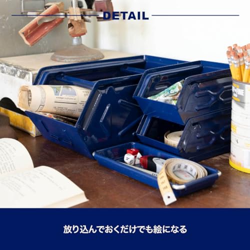 Dulton CH15-H529RW Mini Parts Box, RAW, Comfortable Easy Storage, Parts Stocker, Container Box, Storage Box, Height 3.0 inches (75 mm), Width 3.9 inches (100 mm), Depth 6.3 inches (160 mm)