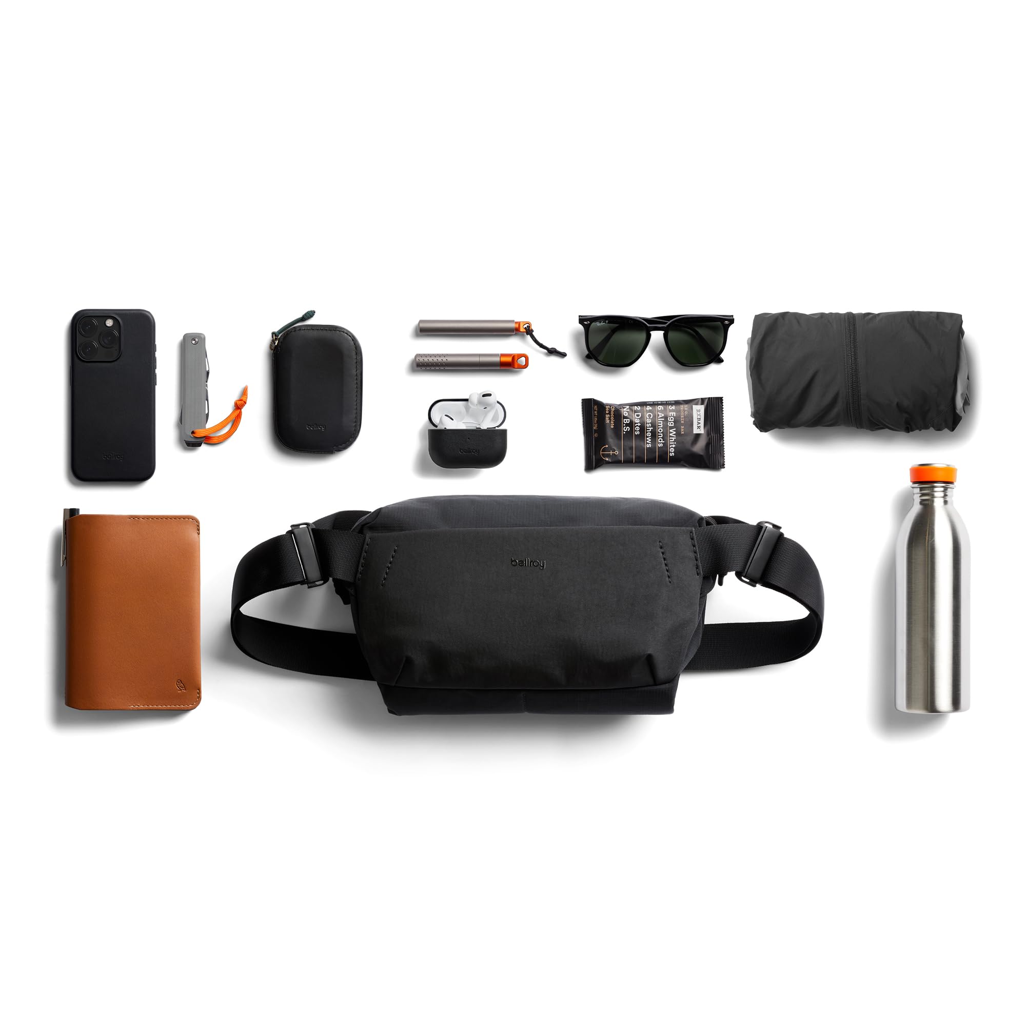Bellroy Venture Sling 6L – ECOPAK™ Edition (lightweight crossbody bag) - Black