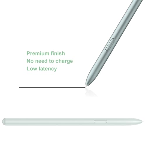 Galaxy Tab S7 FE S Pen Replacement Stylus Pen for Samsung Galaxy Tab S7 FE SM-T730, SM-T733, SM-T736B Touch Pen + Tips/Nibs (Mystic Green)