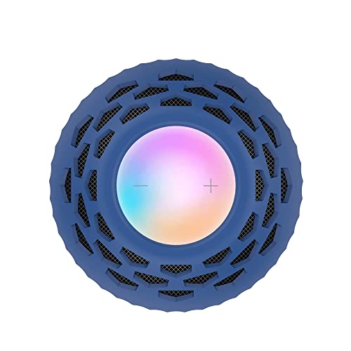 Hahace Protective Cover Compatible with HomePod Mini, Protective Case with Hollow Design Dust-Proof & Drop-Proof (Blue)