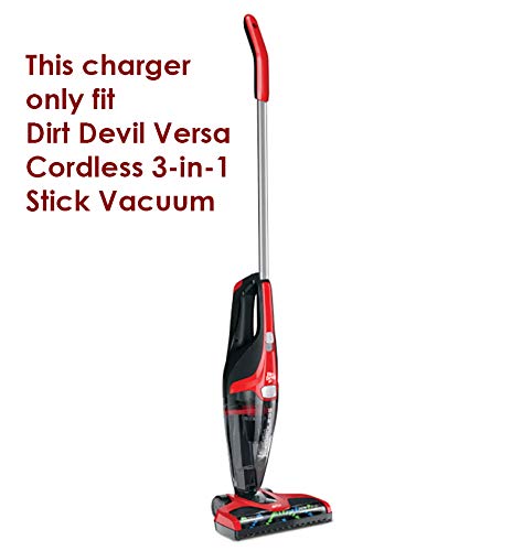 Charger for Dirt Devil Versa Cordless 3-in-1 Stick Vacuum Part Number 440013094 Ac Charger for BD22025