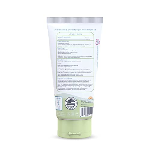 TruKid Eczema SPF 30+ Sunscreen - UVA/UVB Protection for Sensitive and Irritated Skin, Unscented, NEA-Approved for Eczema, Reef Safe, Planet-Friendly, Non-Nano, 3.4 oz