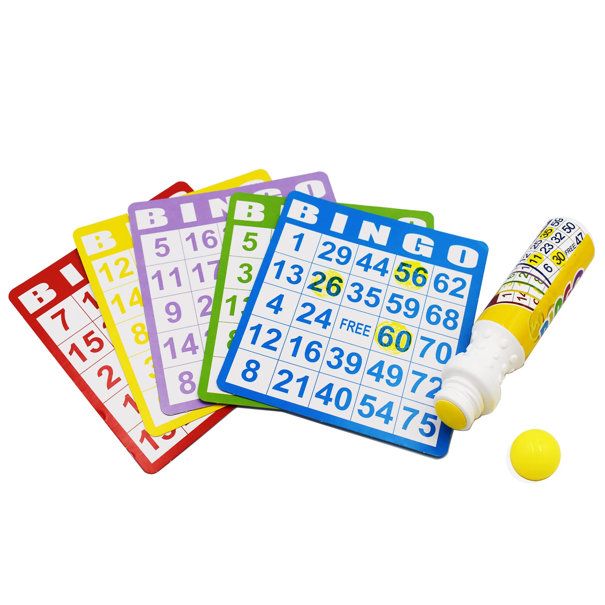 Yuanhe Bingo Daubers Dot Markers - Mixed Colors Set of 12 Pack