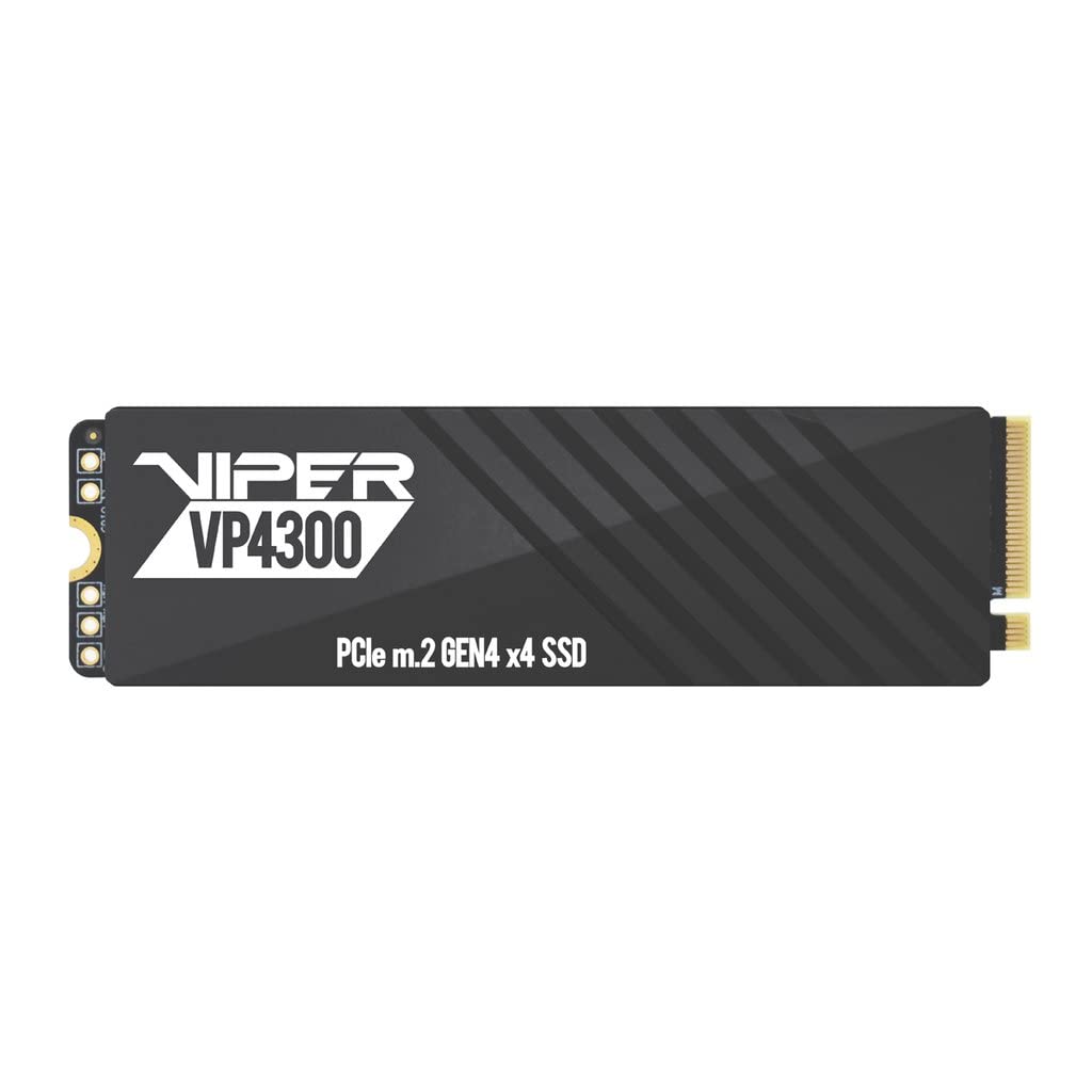 Patriot Viper VP4300 1TB Internal SSD W/HS - NVMe PCIe Gen 4x4 - M.2 2280 - Solid State Drive - VP4300-1TBM28H