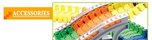 Race Car Track Flexible with Lift Create Your Own Track 120 Pcs. +3 by Mundo Toys
