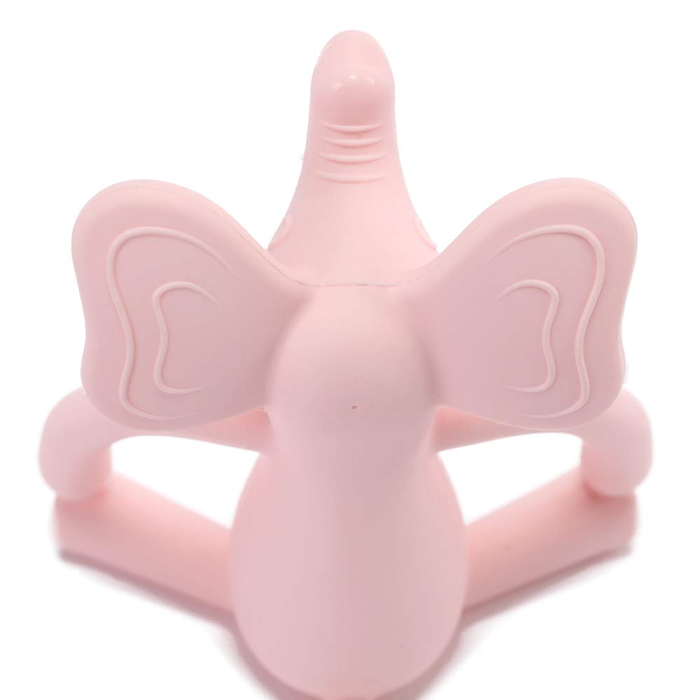 Baby Teether, Food Grade Silicone Baby Teething Toy, Infant teether chew Toy, Natural Organic, BPA Free, Multi-Texture Design Mushroom Teether, for Toddlers