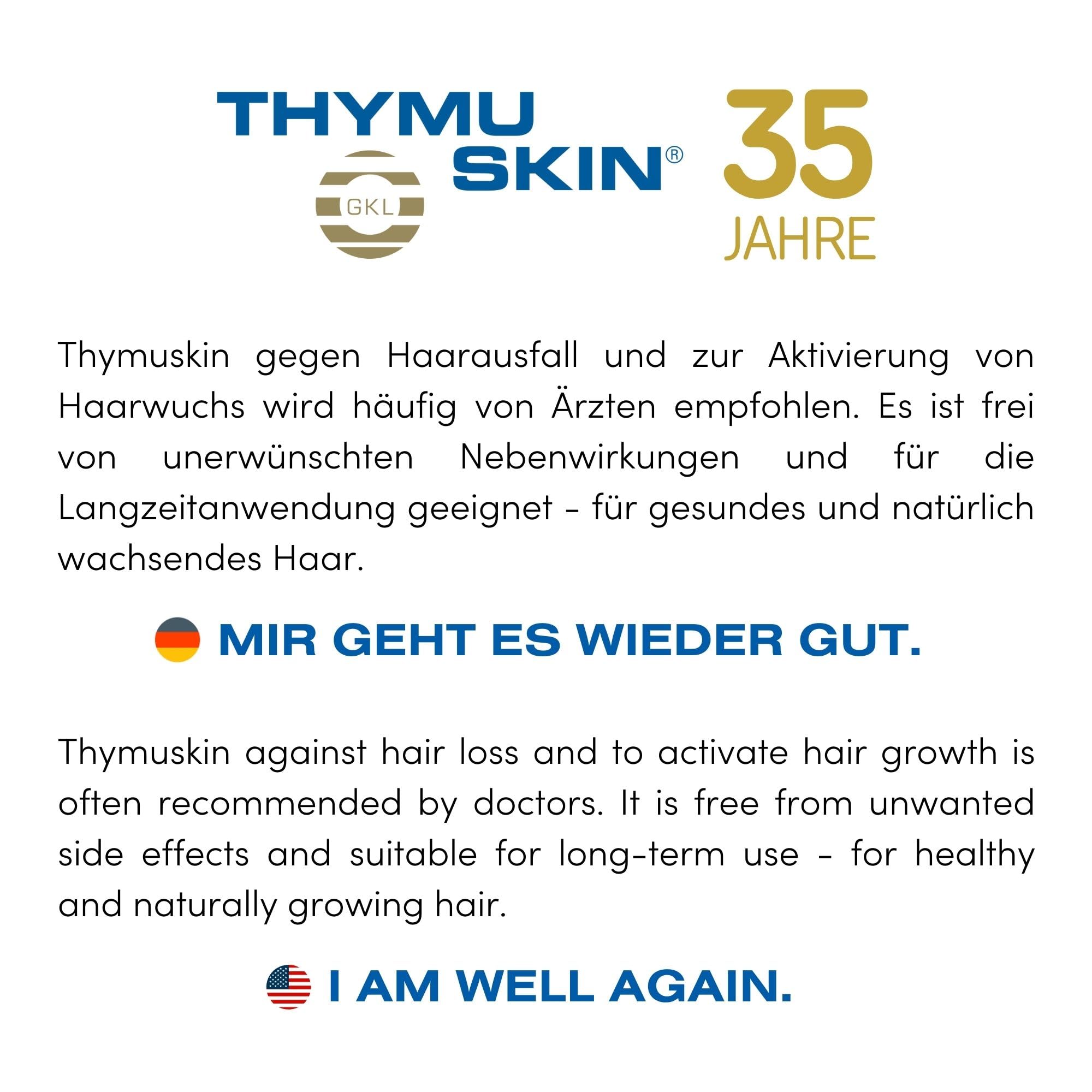 Thymuskin Forte Shampoo - Hair Shampoo, Advanced Solution for Thinning Hair, Men's and Women's Hair Loss - Step 1 (200ml)