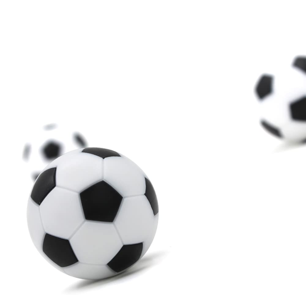 BQSPT 32mm Foosball Balls Foose Balls Table Soccer Game Replacement Foosballs 16pcs,Foosball Balls Official 32mm Mini Table Footballs Ball Accessory Black(16 Pack)