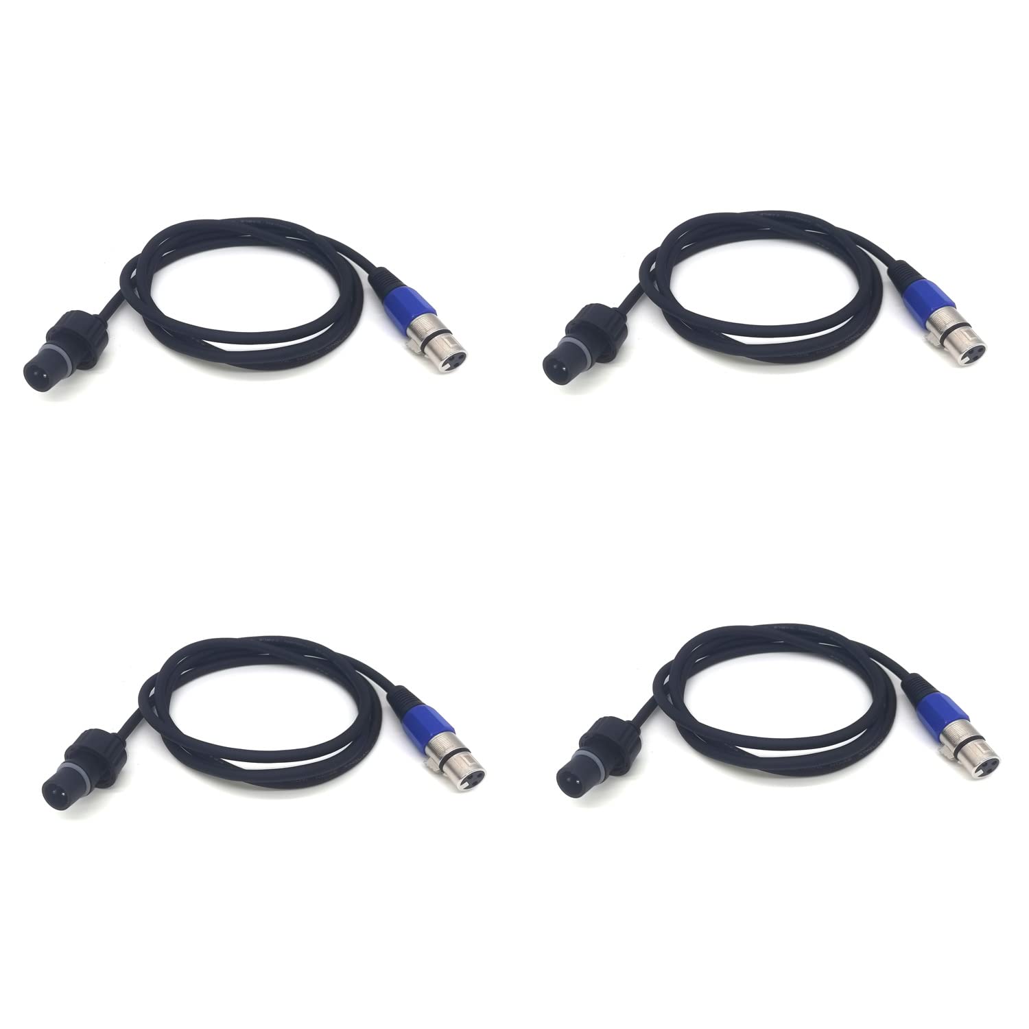 Boulder IP Power Extension Cables DMX Extension Cables Adapter Cables for IP par Lights, LED bar, Other IP Lights (Iron Female DMX to IP Male DMX Adapter Cable)