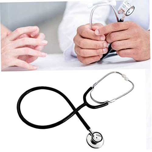 Ckuakiwu Double Head Stethoscope, Clinical Grade Stethoscopes Classic Dual Head Stethoscope with Instruction Manual (74cm/29in), Dual Head Stethoscope