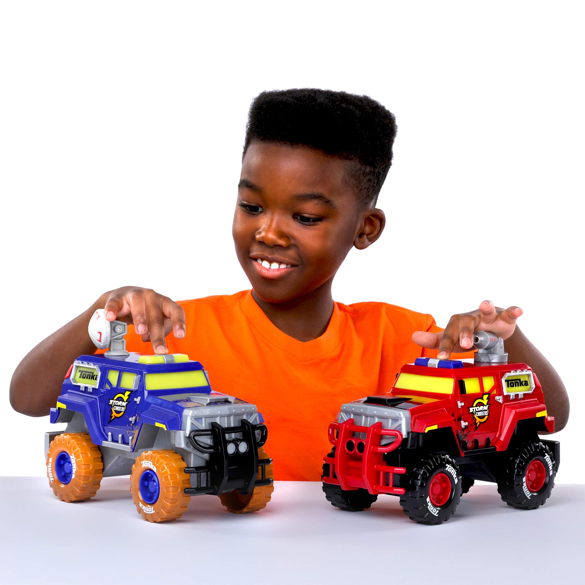 Basic Fun Tonka - Mega Machines Storm Chasers L&S - Wild Fire Rescue , Red