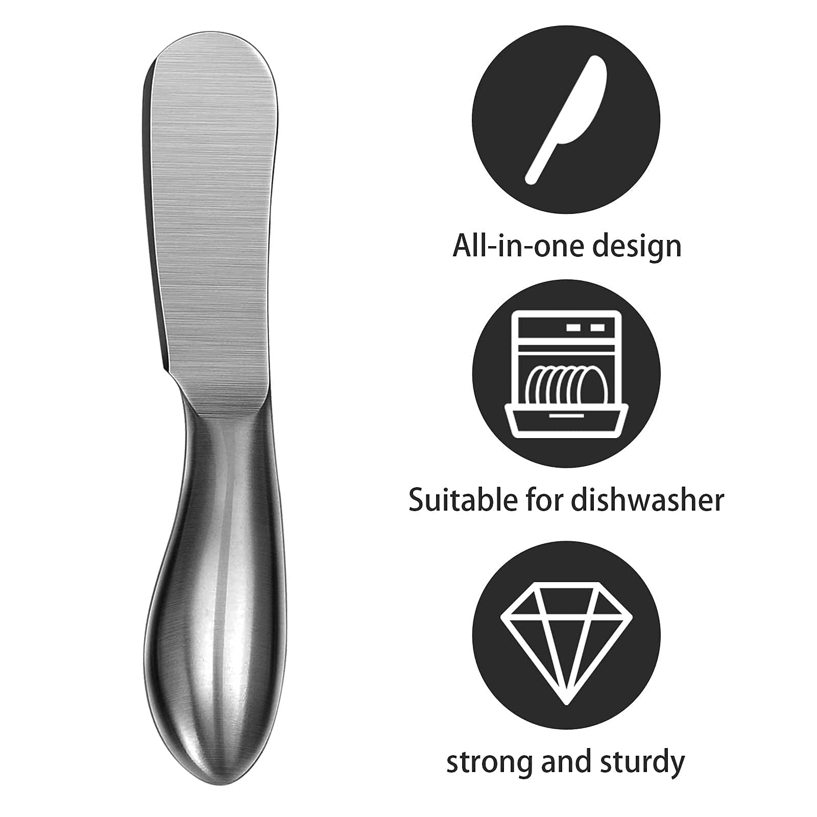 Cheese Spreader Knife Set (18 Pcs) 丨Charcuterie Accessories丨Stainless Steel Butter Knife, Serving Spoons, Forks and Mini Tongs, Used for Cheese, Butter, Jam, Pastry and Other Kitchen Daily Gadgets