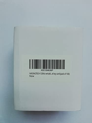 YARONGTECH-125khz writable rewrite Blank White t5577 Plastic RFID Hotel Key Card (Pack of 100)