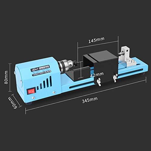 DENESTUS Mini Wood Lathes Multi Metal Mini Lathe CNC Polisher Wood Model Making Drilling Milling Machine Tool 150W for DIY Grinding Drill Art Woodworking