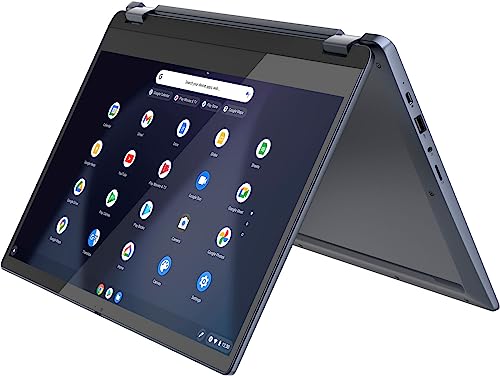 Lenovo Flagship Flex 2 in 1 Chromebook 15.6Inches FHD Touchscreen Business Student Laptop Intel Celeron N4500 Processor 4GB RAM 64GB eMMC Google Classroom Zoom Ready WiFi 6 Webcam Chrome OS Blue