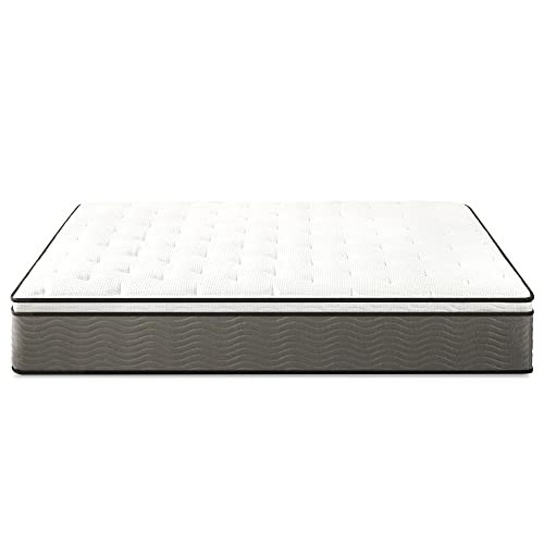 ZINUS 12 Inch Support Plus Pocket Spring Hybrid Mattress / Extra Firm Feel / Heavier Coils for Durable Support / Pocket Innersprings for Motion Isolation / Mattress-in-a-Box, Full