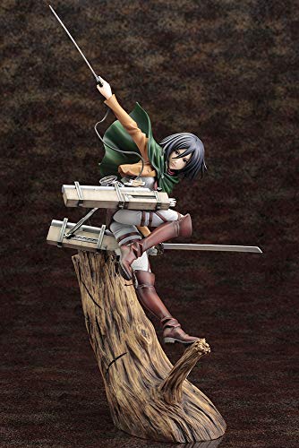 Kotobukiya Attack On Titan: Mikasa Ackerman (Renewal Package Variant) ArtFX J Statue, Multicolor