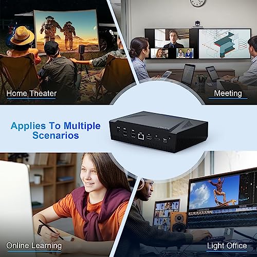 BASOARO AMD Ryzen 9 Mini PC 32GB RAM Mini PC Windows 11 Pro Ryzen 9 5900HX Small Form PC 1TB SSD HD DP Type-C Triple Display I226-V (2.5G) LAN 4K UHD TPM 2.0 Built-in Fan VESA Mount Mini Computer