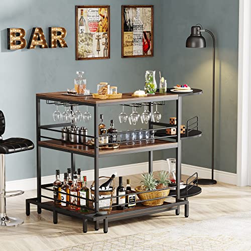 LITTLE TREE Home Bar Unit, Brown/Black