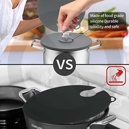 Sous Vide Lid for Precision Cooking - Fits Anova Culinary Sous Vide Precision Cooker and up to 10.8" pot - Retain Moisture and Flavor with a Sous Vide Precision Cooker - Great for long term cooking(Grey)