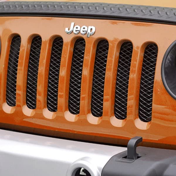 Rugged Ridge | Grille Insert, Mesh, Black | 11401.31 | Fits 2007-2018 Jeep Wrangler JK