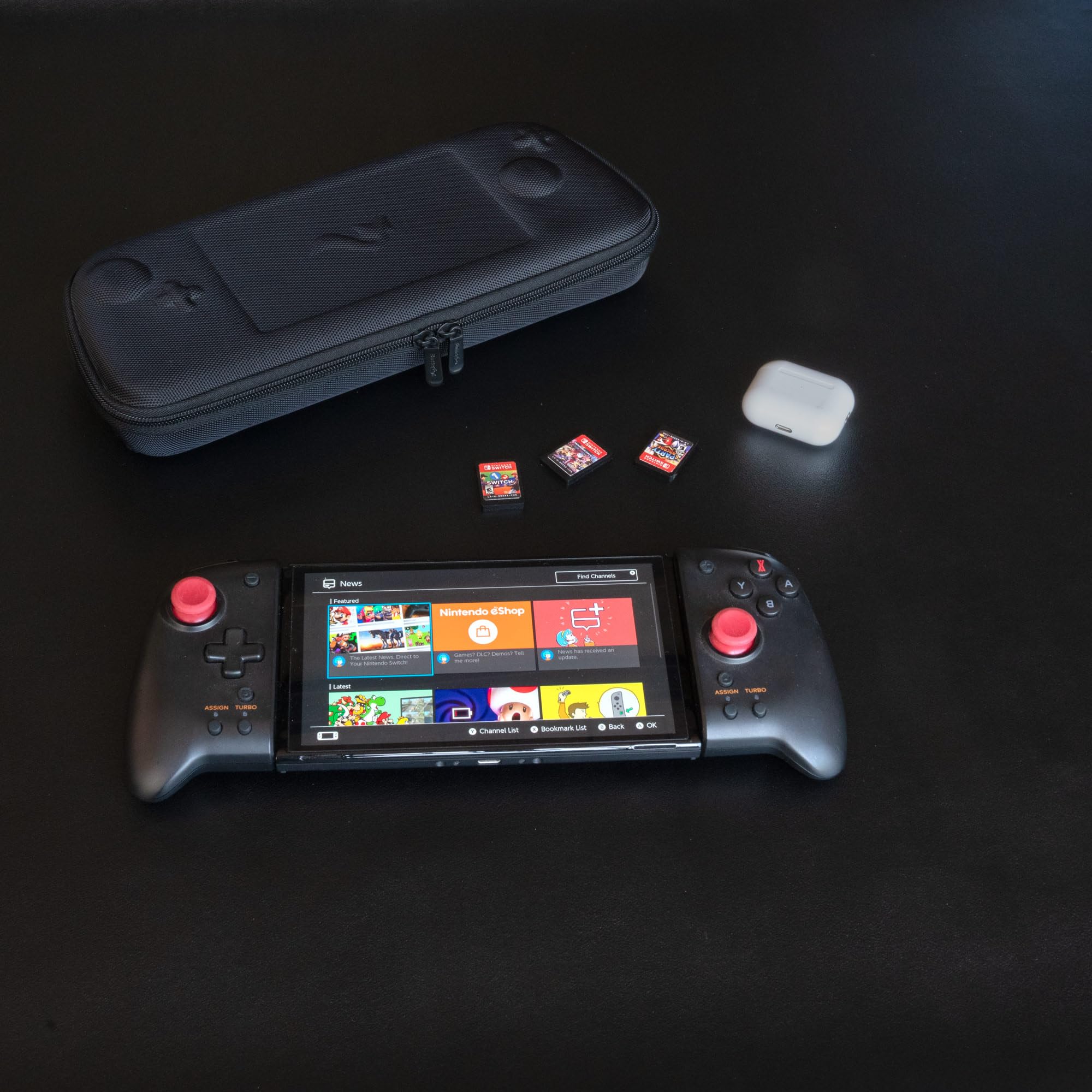 ButterFox Grip Carry Case for Hori Nintendo Switch Split Pad Pro Controller, Compatible With Switch OLED Model