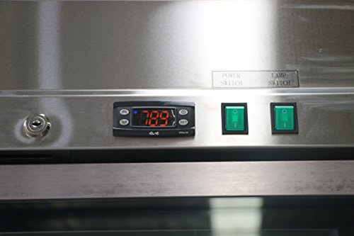 Maxx Cold MXSR-49FDHC Commercial Reach-in Refrigerator Freestanding 2-Door, with Heavy Duty Shelves Digital Controls and Automatic Defrost, Stainless Steel