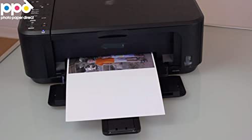 PPD Inkjet Large Matte Photo Quality Printable Greeting Cards LTR 8.5x11 folding to 5.5 x 8.5 53lbs 210gsm 9mil With Envelopes x 50 Sheets (PPD049-50-Env)