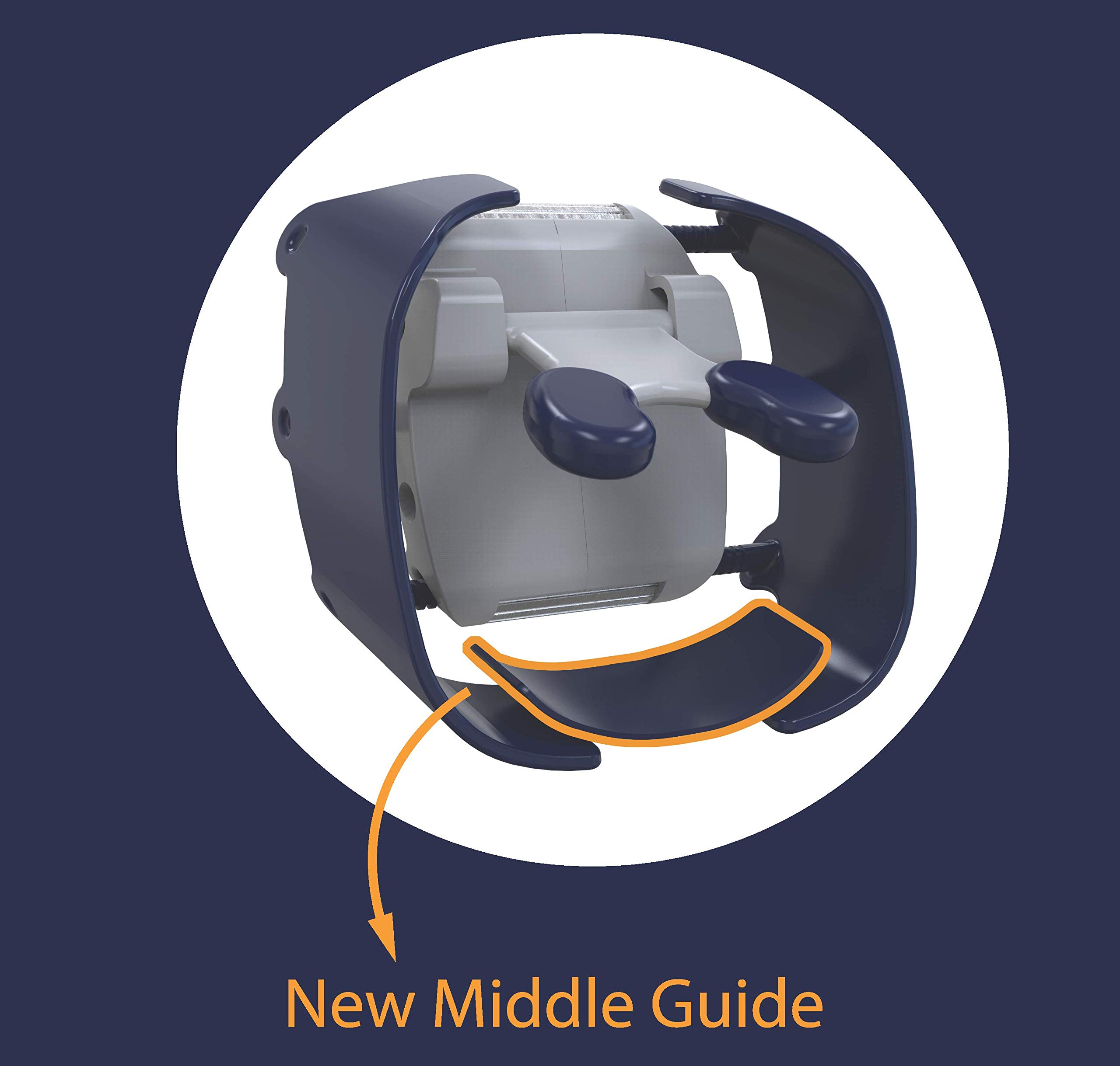 My Perfect Goatee® Shaving Template - Create a Perfectly Shaped Goatee Every Time - Adjustable Reduces Shaving Time - Shape Goatee and Circle Bead (Version 1.1)